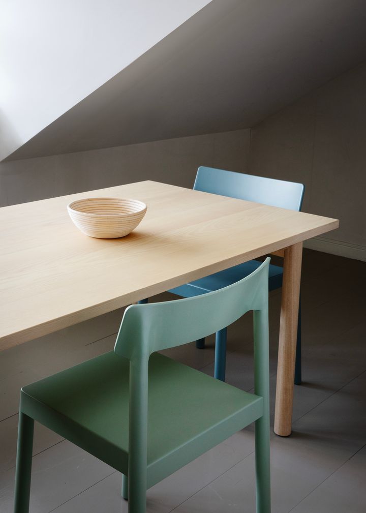 Nikari Kumu Chair: Stackable Wooden Design for Modern Spaces