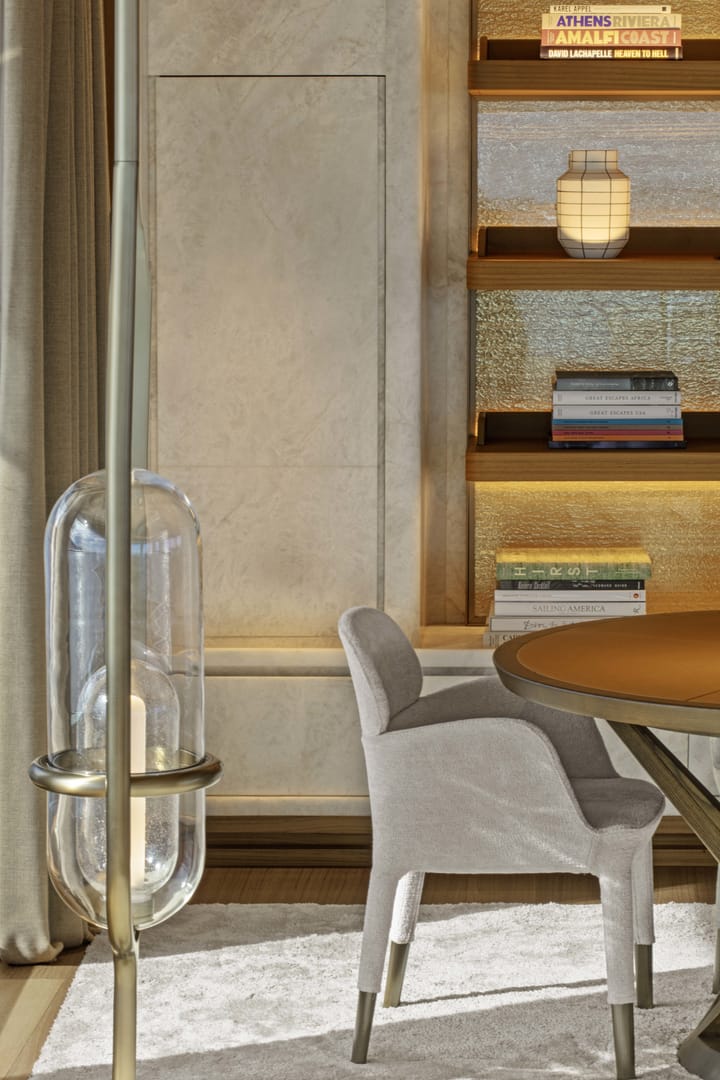 The Ester seats by Pedrali furnish the super yacht designed by the ...