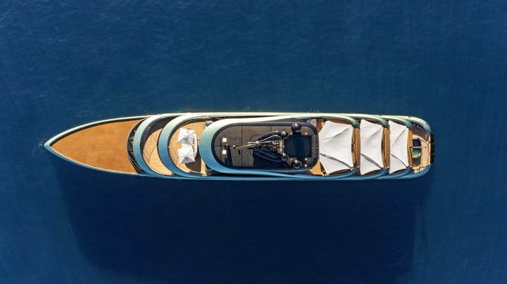 The Ester seats by Pedrali furnish the super yacht designed by the ...