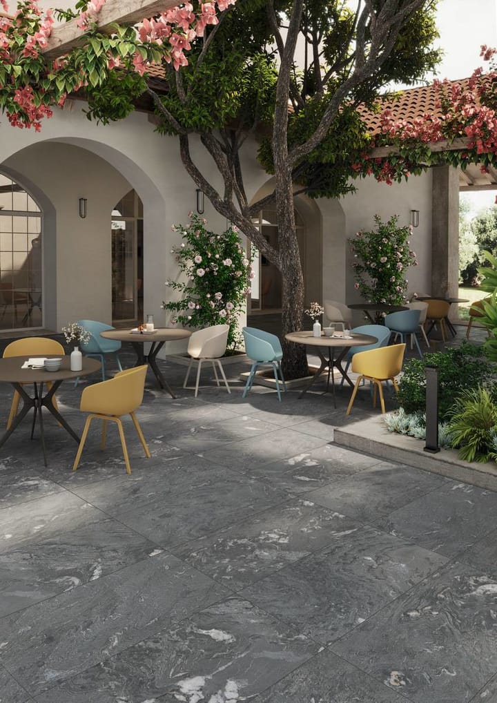 The new Percorsi stone effects tiles by Ceramiche Keope