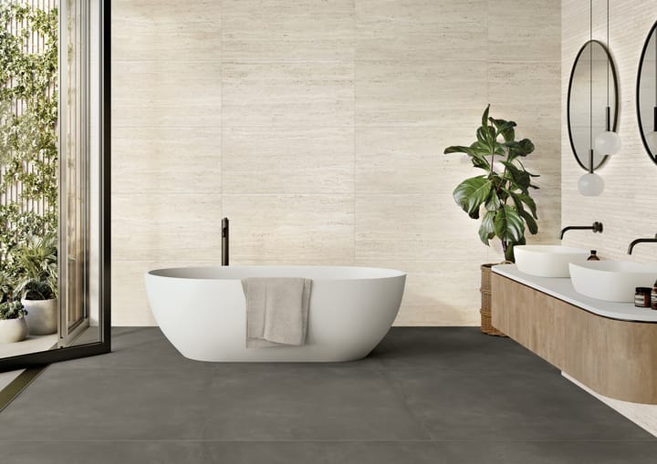 Ceramiche Keope stoneware covering inspired by Travertine