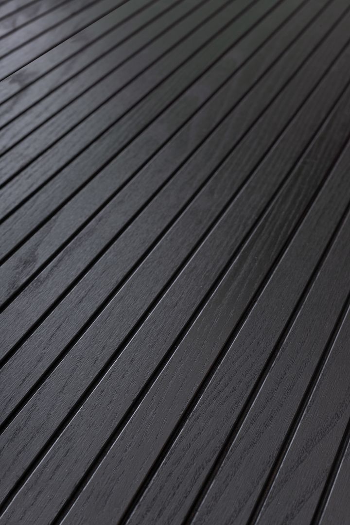 Listone Giordano sustainable parquet in natural wood and graphite
