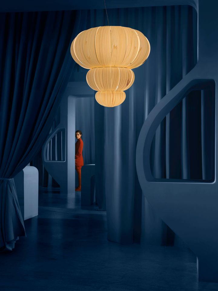 Arabesco by LZF Lamps: Bodo Sperlein designs a sculptural wooden ...
