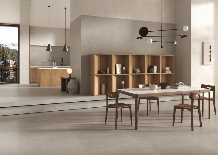 Limestone effect for the new Terratinta Ceramiche tile collection