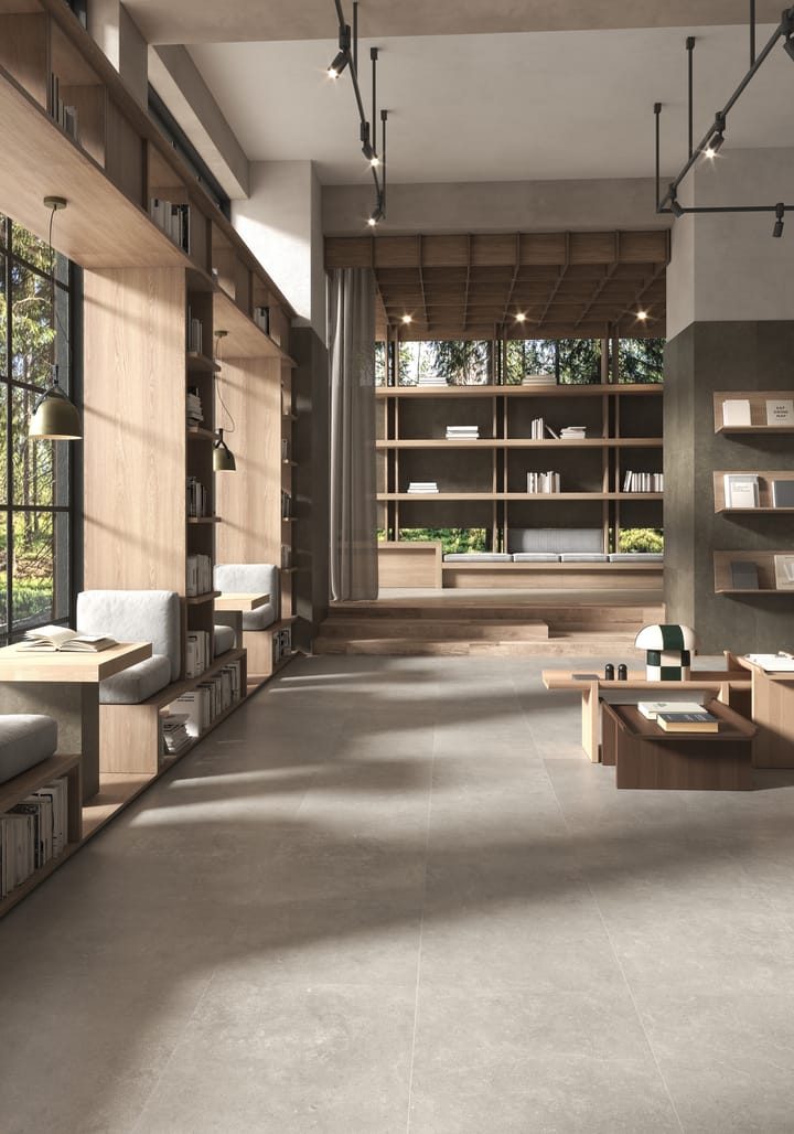 Limestone effect for the new Terratinta Ceramiche tile collection
