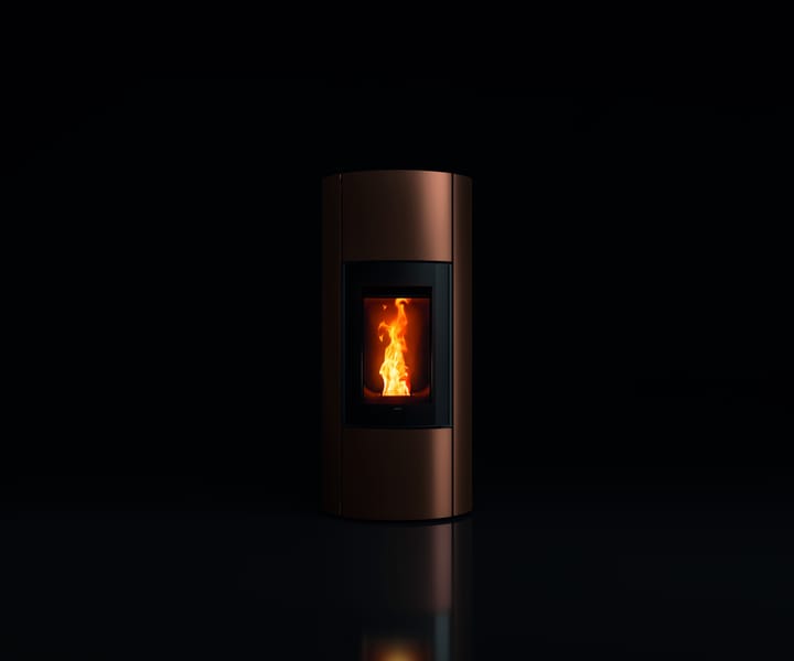 The First Fully Round MCZ Pellet Stove Gets a Makeover