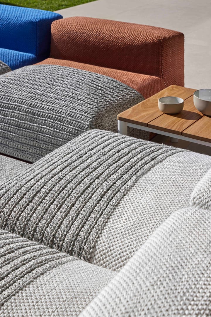 The GAN collection of outdoor poufs and rugs designed by Patricia Urquiola