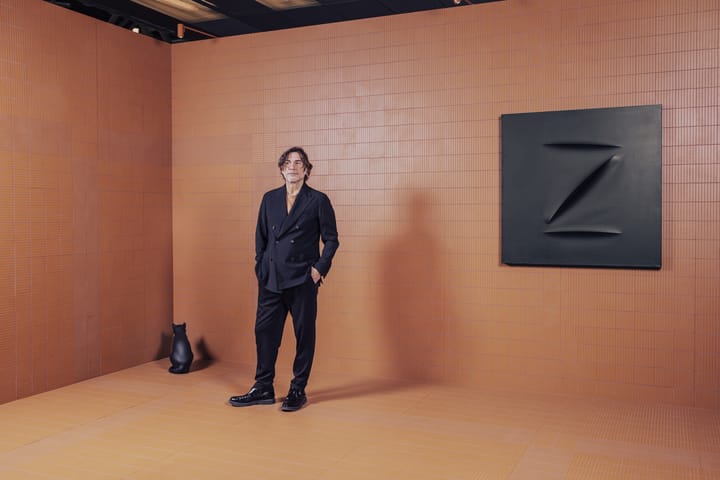 Mutina ceramics and Maurizio Cattelan at Arte Fiera