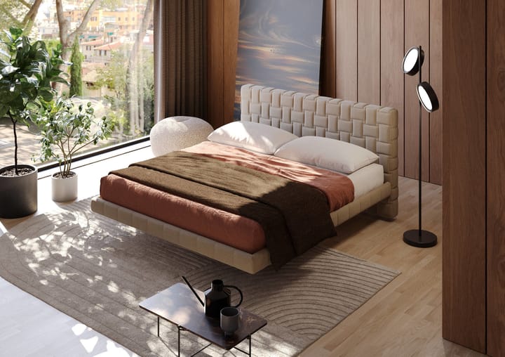 The New Milano Bedding Upholstered Storage Bed