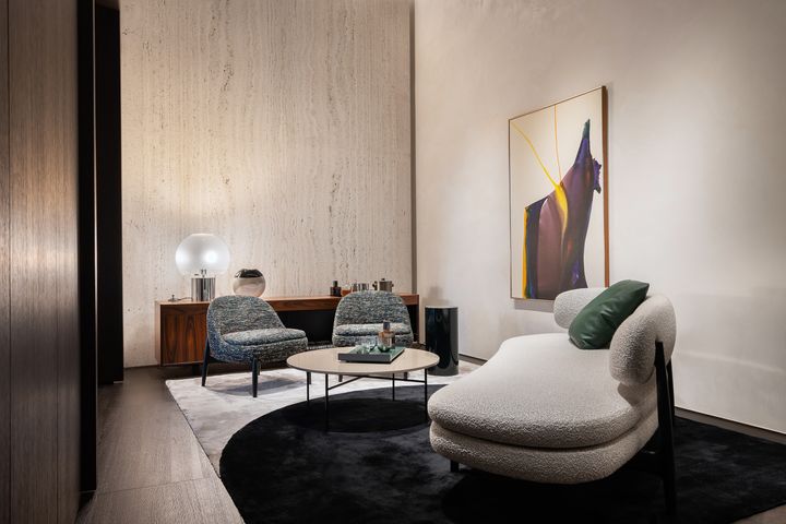 The new Minotti flagship store in Florence, in Piazza Strozzi