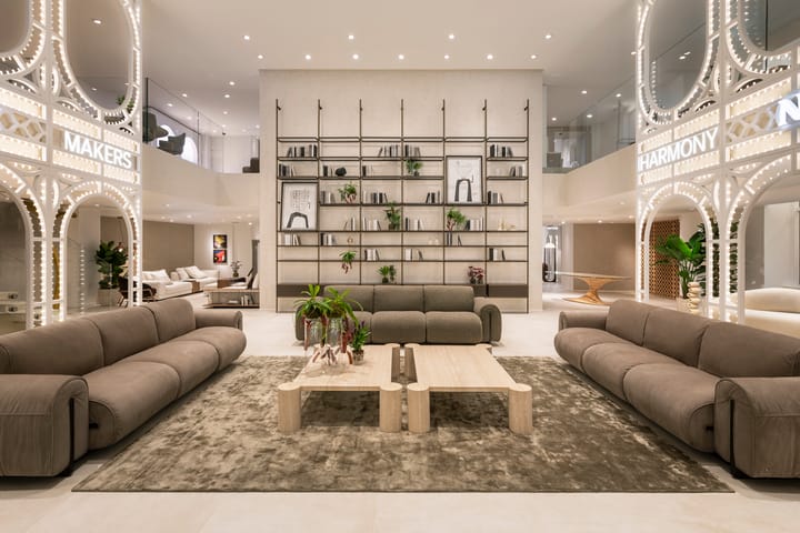 Colle è il divano Natuzzi disegnato da Bjarke Ingels presentato alla ...