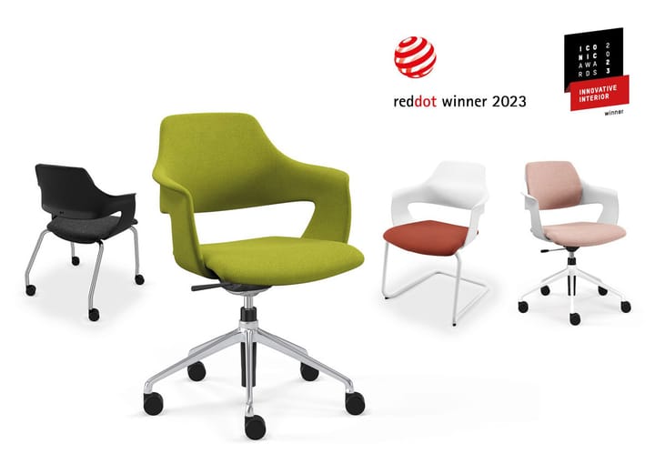 Der Schalenstuhl NOOK.SHELL erhält Red Dot Design Award und ICONIC AWARD