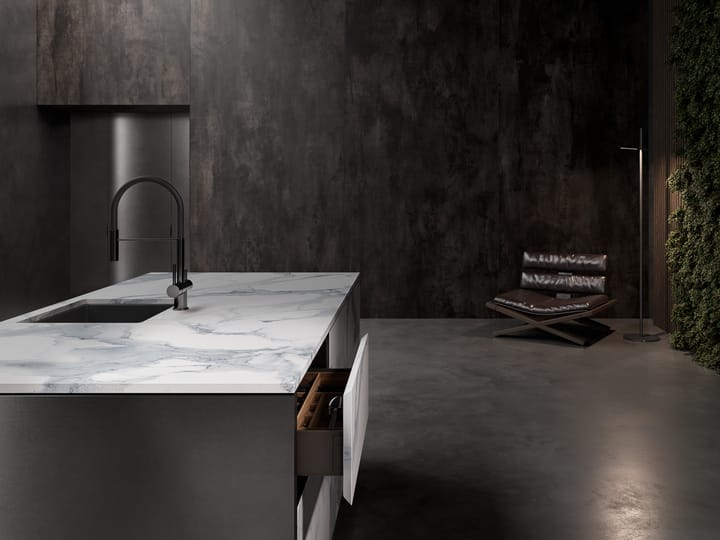 Neolith Iconic Design surfaces made with 3D printing with through-body ...