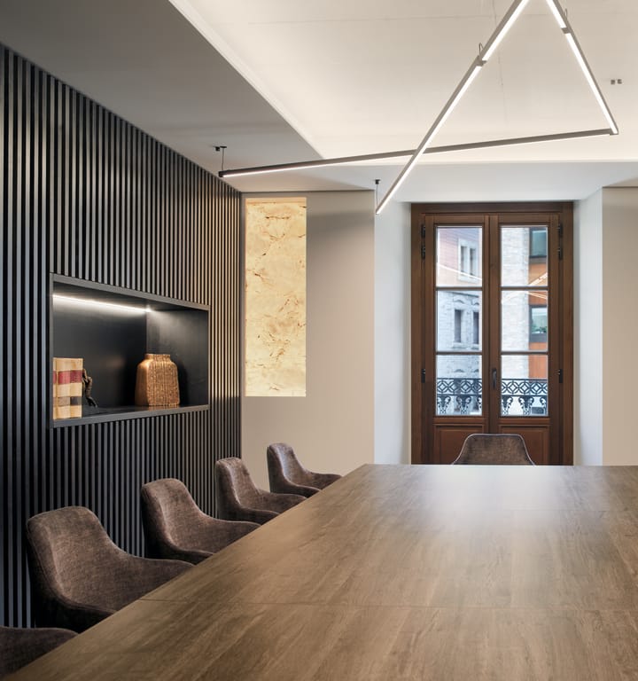 Vibia pendant lamps for a renovation project in Andorra la Vella