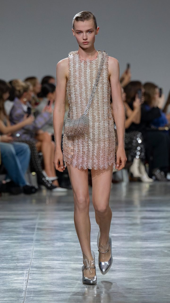 Le assamblage bag di Paco Rabanne in vetro soffiato Venini