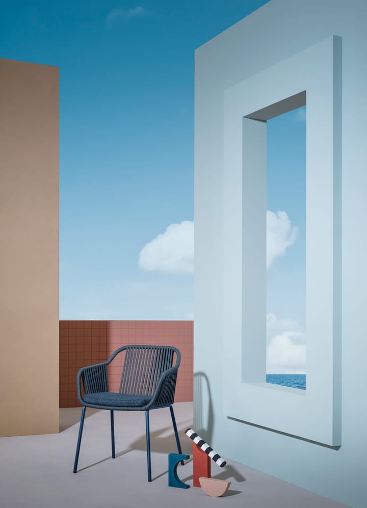 The Babila Twist outdoor armchair by Pedrali designed by Odo Fioravanti