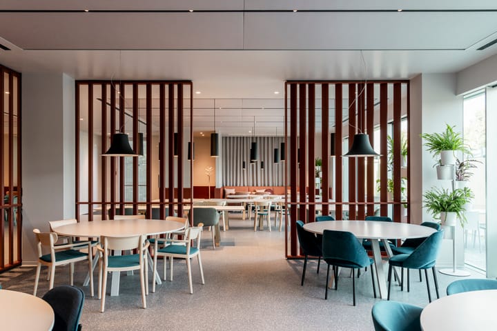 Pedrali Contract forniture for the design by Park Associati