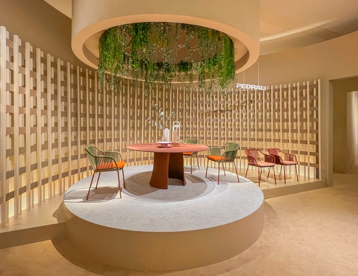 Pedrali indoor and outdoor furnishings at Maison&Objet