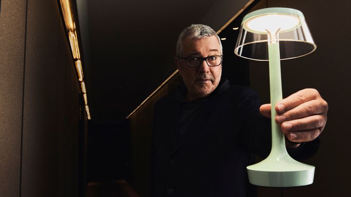 10 years of the Bon Jour Unplugged lamp by Flos designed by Philippe Starck