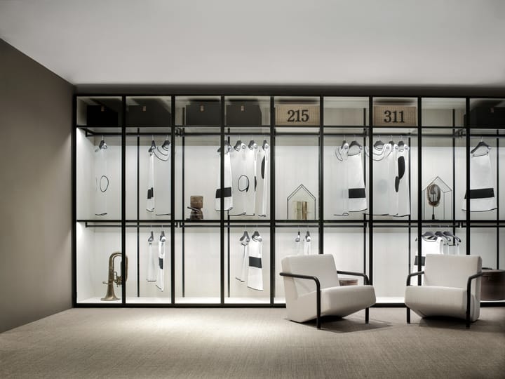 New finishes for Porro's iconic Storage wardrobe and walk-in closet system