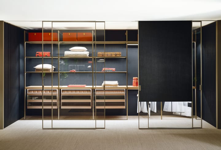 New finishes for Porro's iconic Storage wardrobe and walk-in closet system