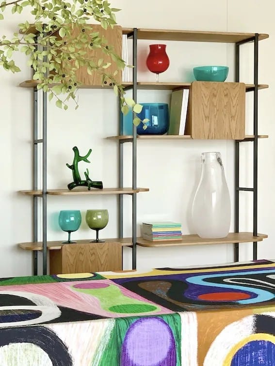 Radis presents the versatile shelving system CRANE designed by Tiina Aavik