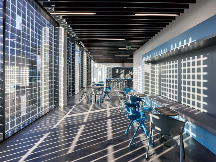 BIPV: building-integrated photovoltaics for freer architectural design.