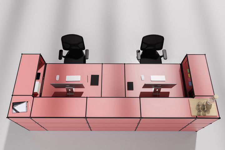 System 180 during imm cologne 2024: office furniture at Design Post Köln