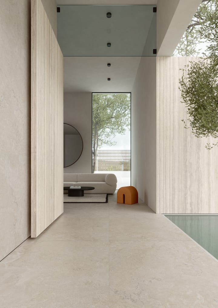 Travertine, marble and stone effects for the new Ariostea ceramic coverings