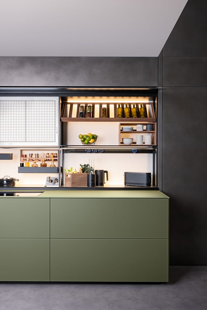 The restyling of the NEW LOGICA kitchen by Valcucine