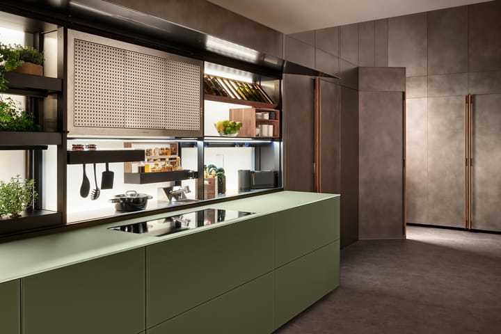 The restyling of the NEW LOGICA kitchen by Valcucine