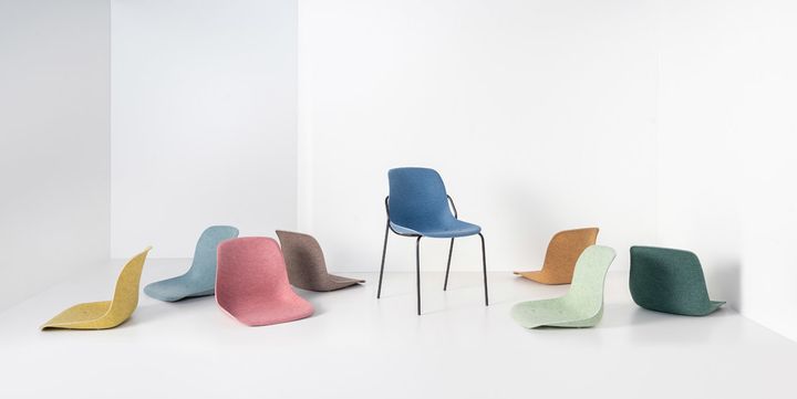 Vepa mit Büromöbeln aus recycelten und pflanzlichen Materialien