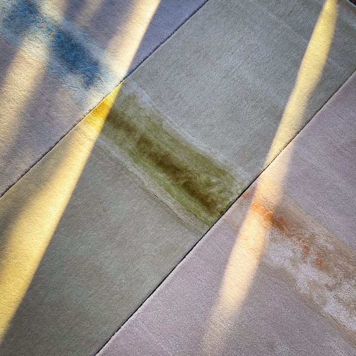 Waters, the new Warli wool and viscose rugs by Bartoli Design