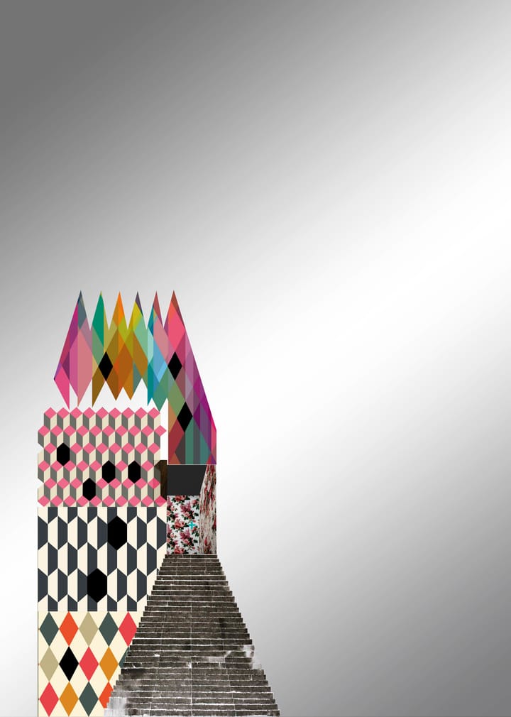 Collage mirror collection by antoniolupi in the installation at EDIT ...