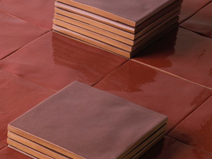 Iris Ceramica red clay wall tiles