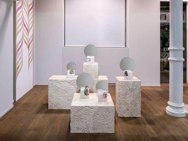 Budri marble furniture designed by Patricia Urquiola at Fuorisalone 2024