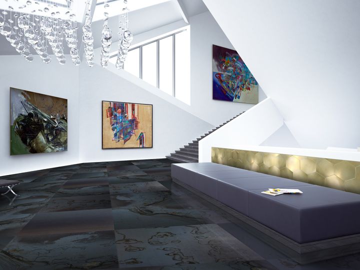 Planium metal surfaces for the Art Galleries of Florence