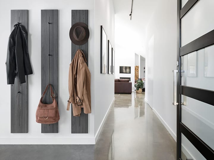 Pin Hang wall coat hanger by Salice easy and intuitive to assemble