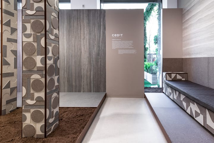 Cedit ceramic wall tiles designed by Federico Peri