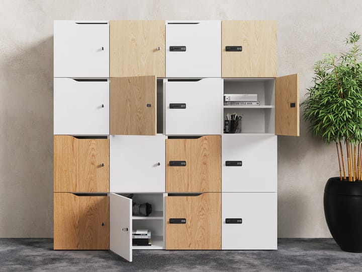 Der Schließfachschrank Hushlock ist der perfekte Alleskönner für das ...