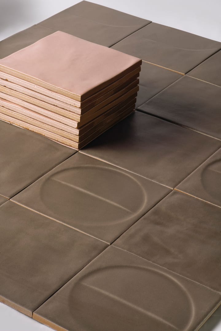Iris Ceramica red clay wall tiles