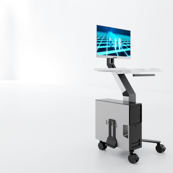 The Dental Art computer cart for dental practices