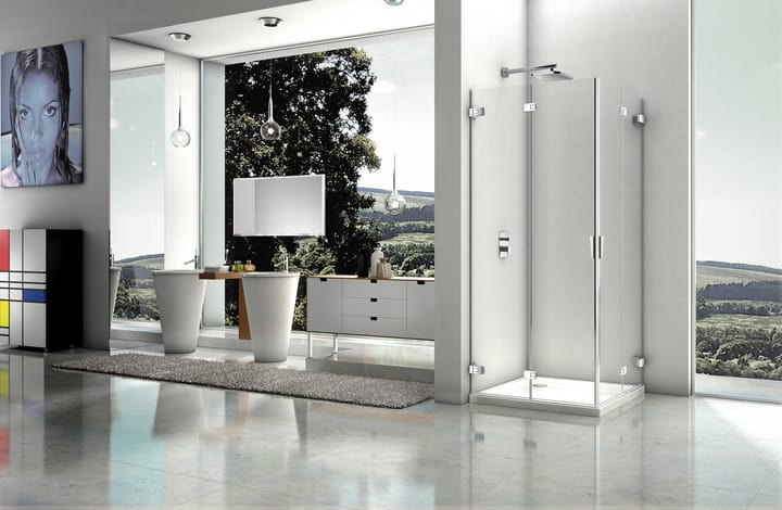 Space-saving shower enclosures for small bathrooms