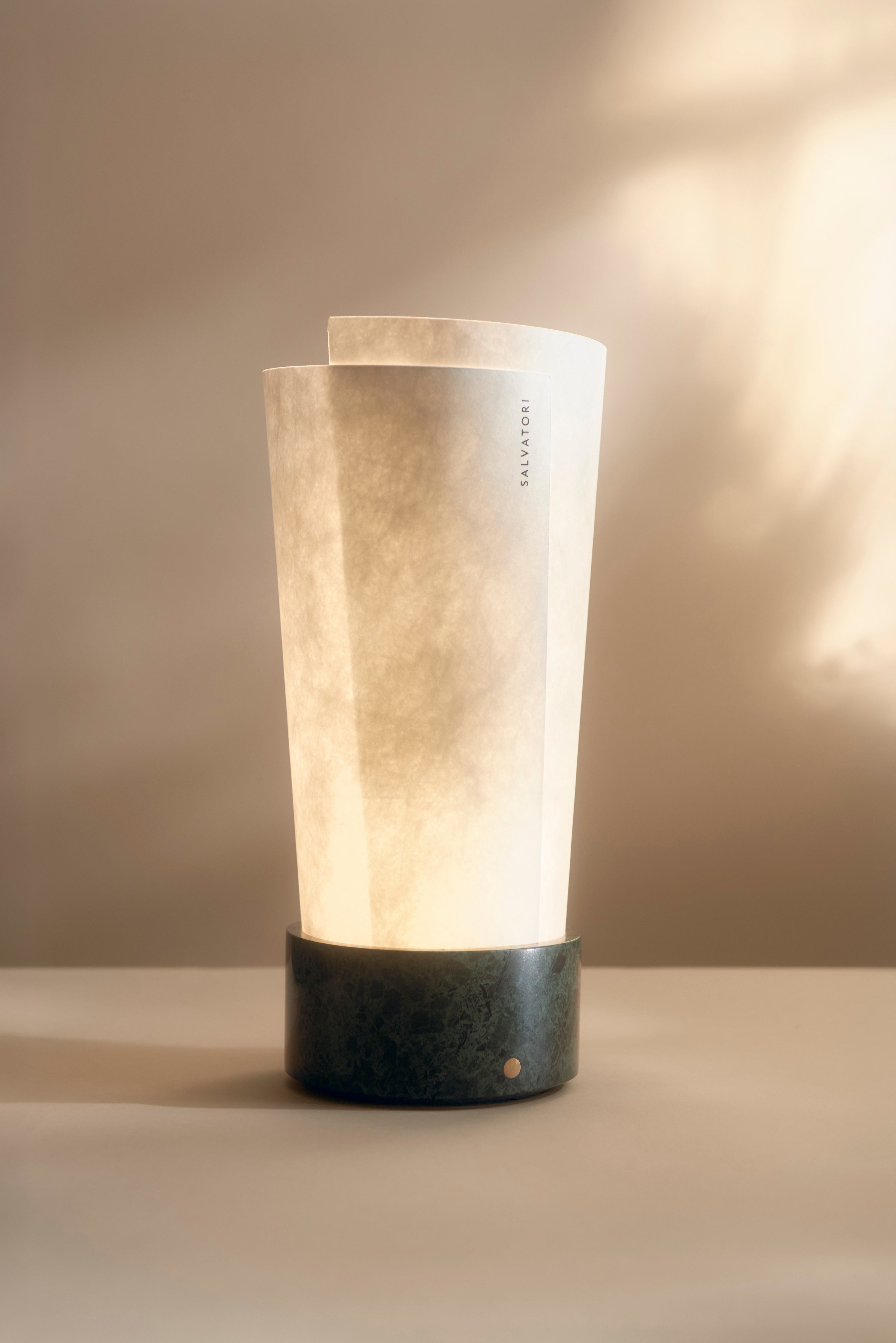 Teo cordless table lamp designed by Luca Nichetto for Salvatori