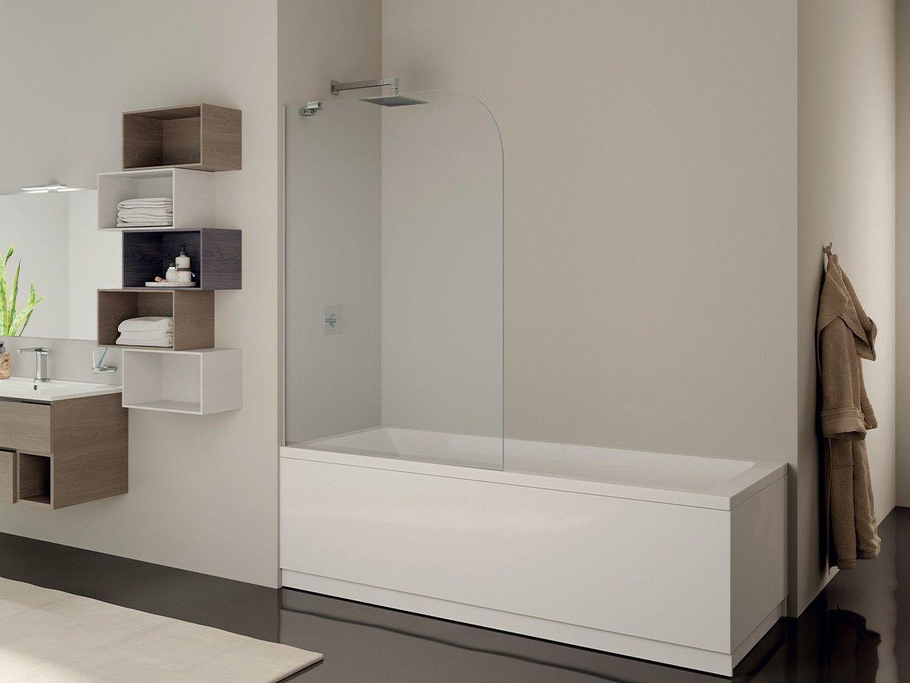 Vasca con doccia Remail