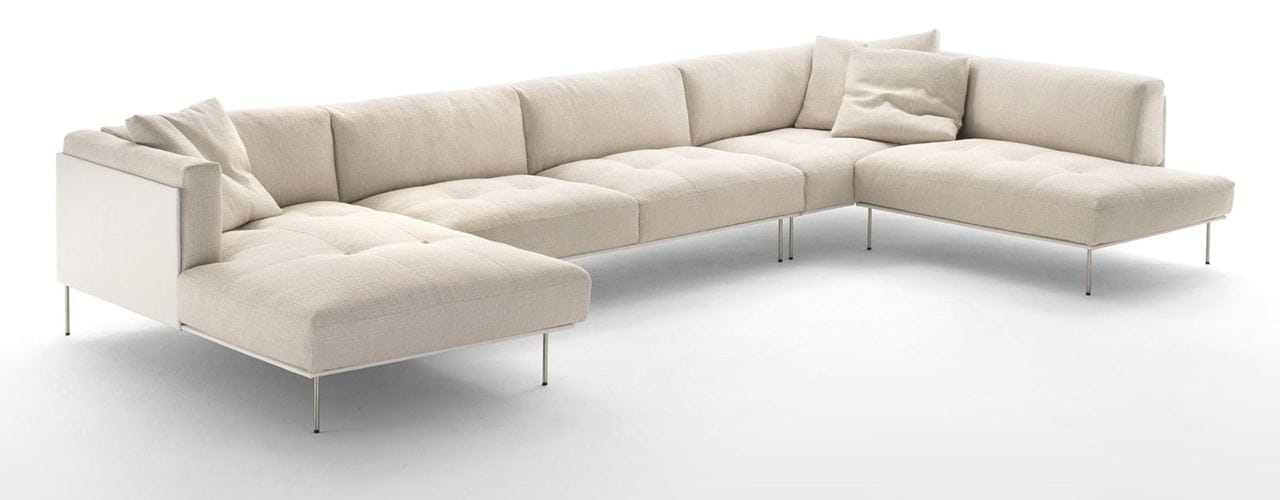 The new Living Divani collections under a sparkling cascade of light