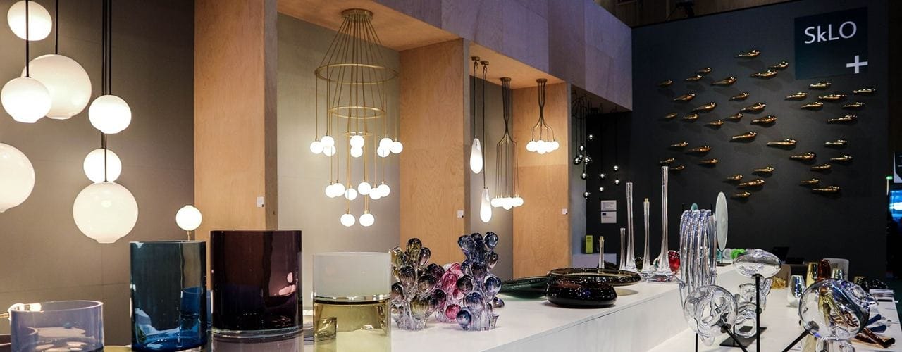 SkLO brings new Czech Glass lighting and accessories designs to M&O