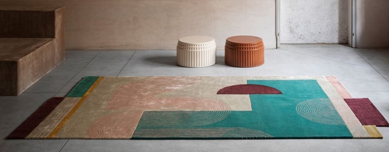 Marwoolus Carpet, new Besana printed carpet at Milano Design Week 2023