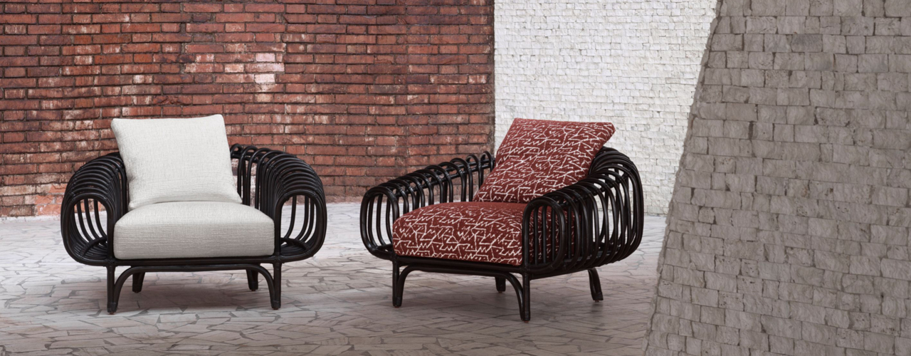 The new Pan armchair by Frigerio designed by Gordon Guillaumier