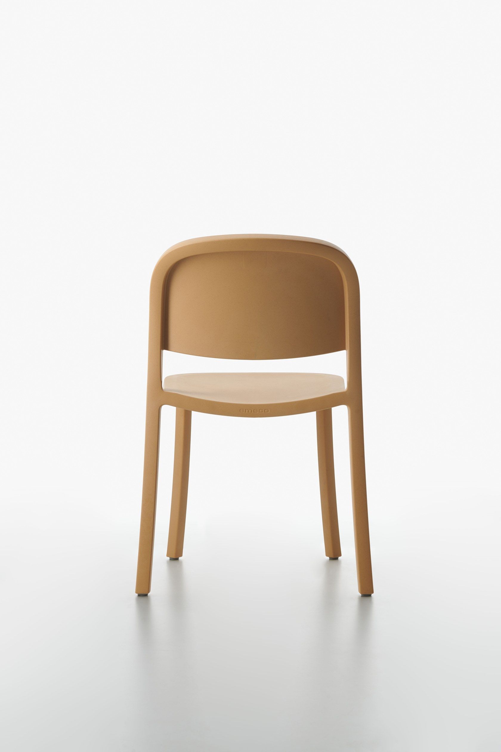 Stackable recycled material chair 1 INCH RECLAIMED By Emeco design ...